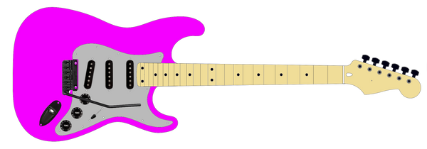 24 Fret Modern “S” Strat Template Set – Maximum Guitar Works