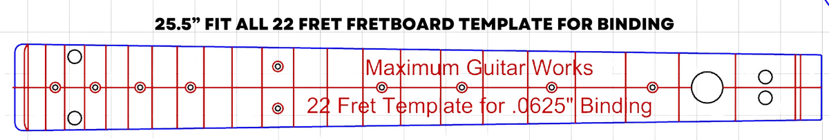 “S” FRETBOARD Templates Designer – Maximum Guitar Works