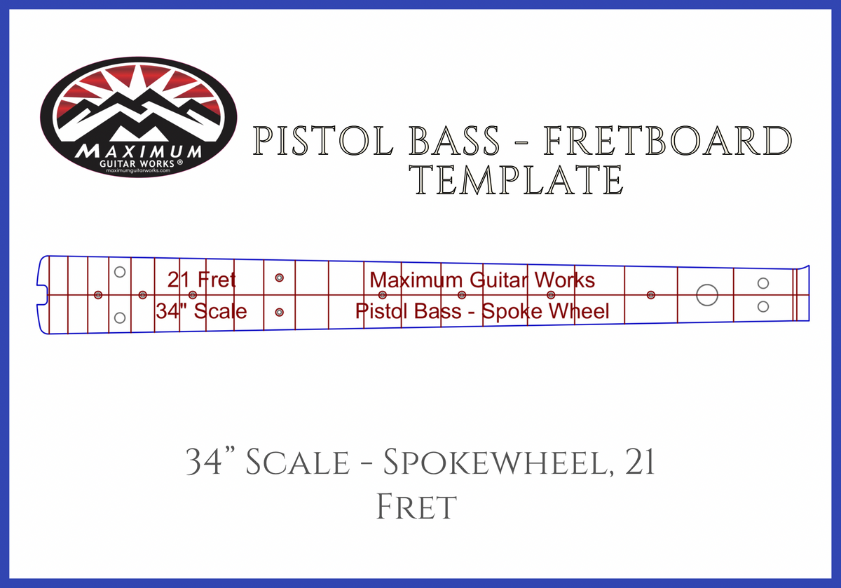 BASS KIT: Pistol Bass Kits “P” Bass Style – Maximum Guitar Works